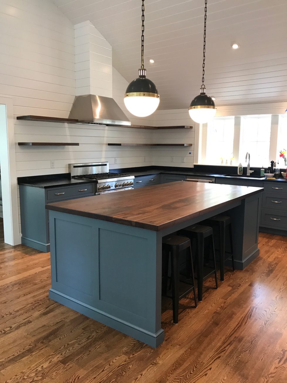 Walnut Kitchen Island Counter | Grain Architectural Millwork